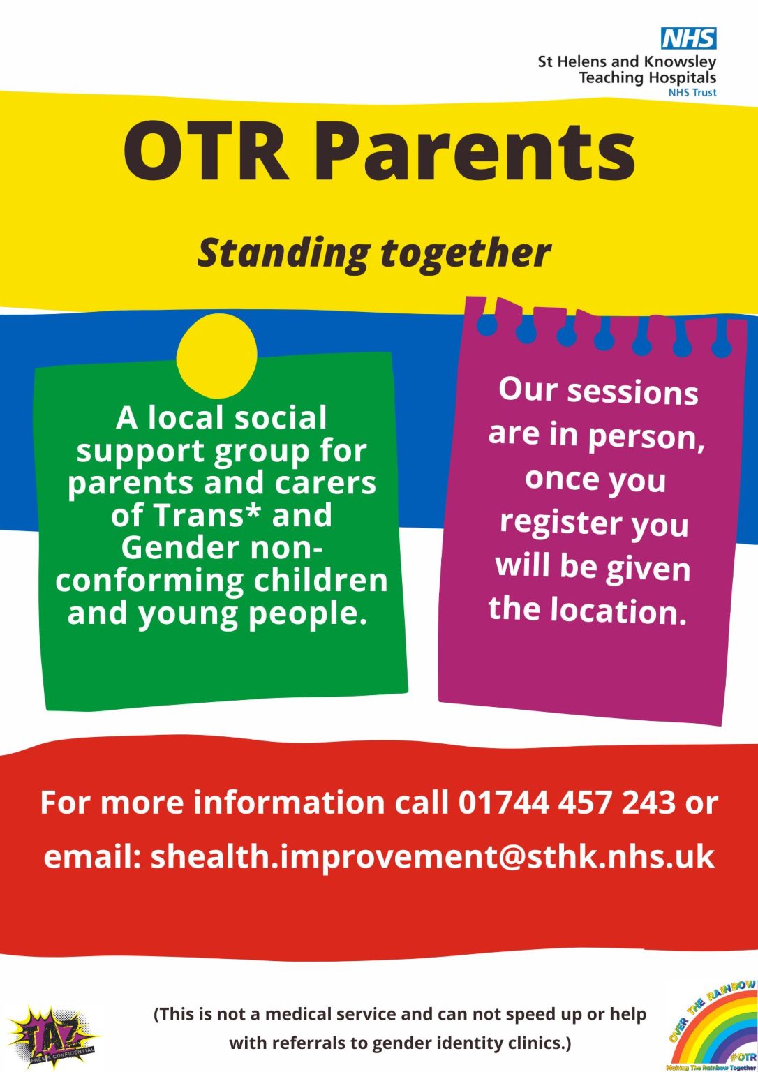 Over the Rainbow LGBT Support Group - St Helens Gateway