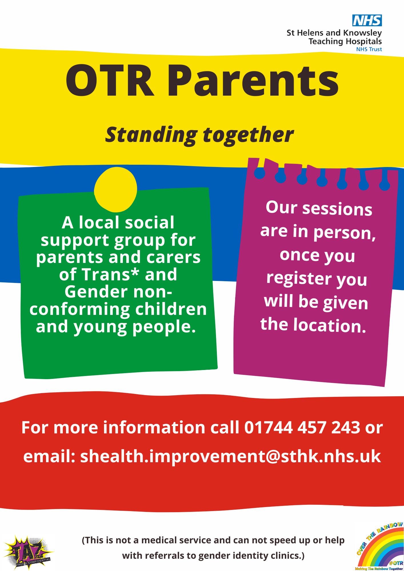 Over the Rainbow LGBT Support Group - St Helens Gateway